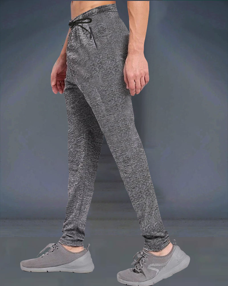 Men's Grey Grindle Active Sport wear Track Pants